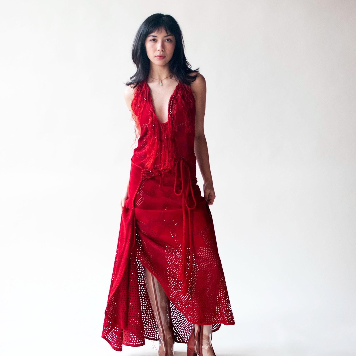 1970s Red Suede Dress | Rogerio | Female Hysteria - Boston, MA | ATTIC