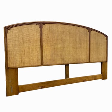 Faux Bamboo & Rattan King Platform Headboard by Drexel | Elle ...