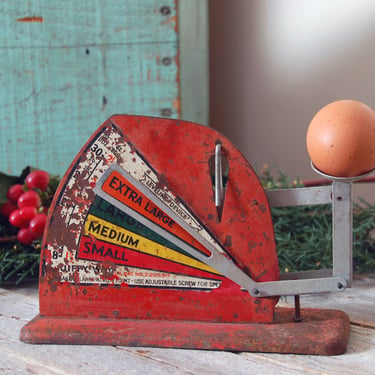 Vintage metal egg scale / Jiffy Way egg scale / | Sunflower Hill Market ...