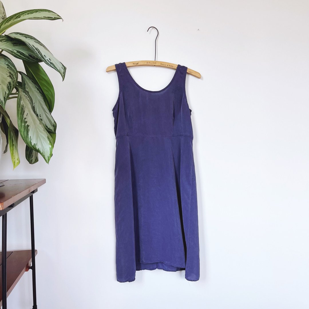 Vintage Rabbit Rabbit Rabbit Designs Purple Dress | The Distillery ...