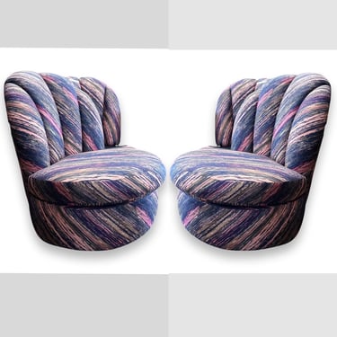 Vintage Post Modern Shell Chair Set by Milo Baughman for | Project ...