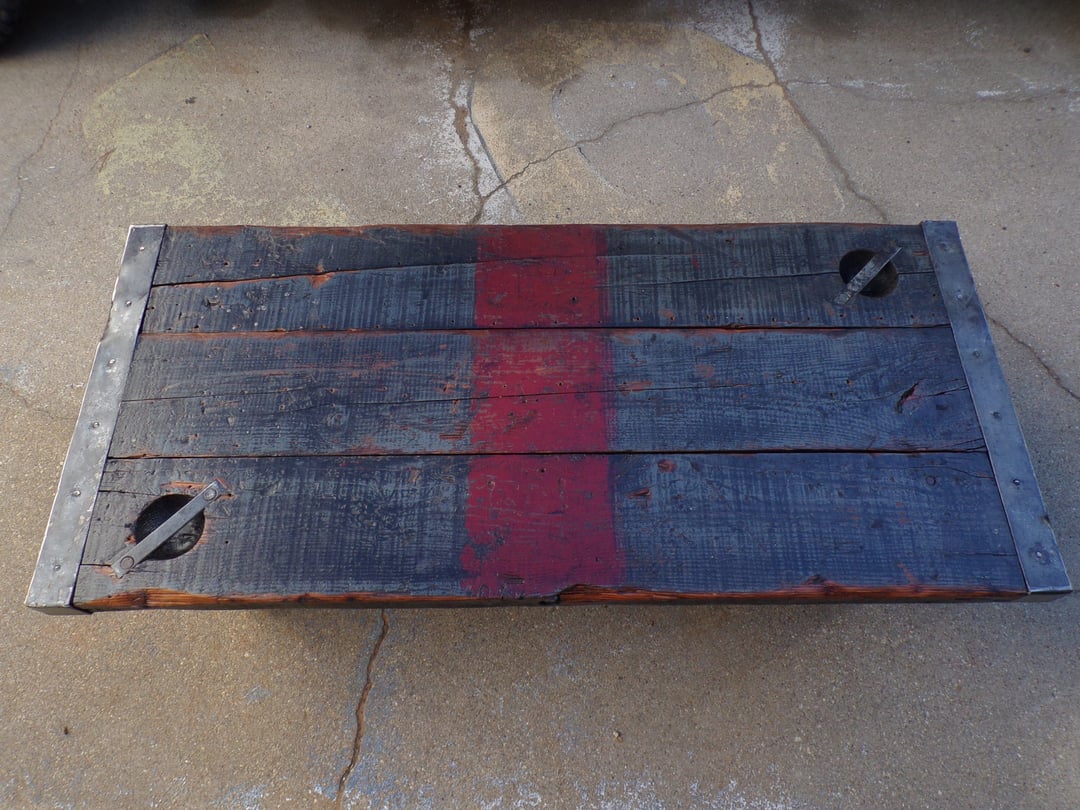 WWII Liberty Ship Hatch Cover Custom Table | Annapolis Maritime ...