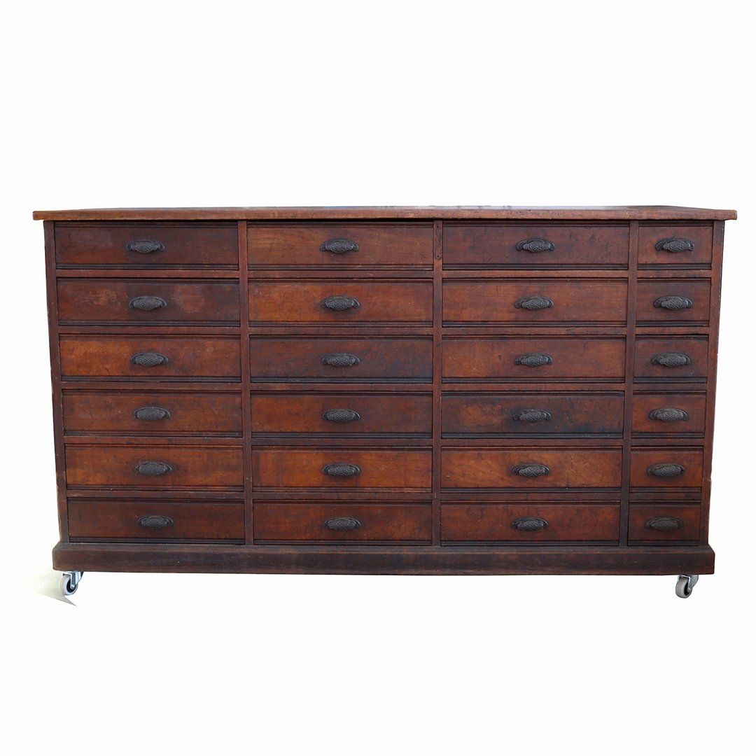 24-Drawer Ornate Counter | Aurora Mills | Aurora, OR