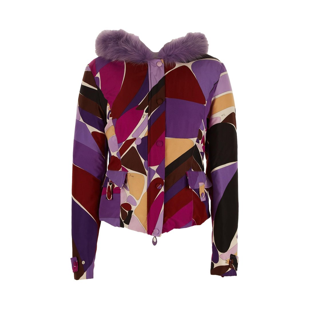 Pucci Purple Print Puffer Jacket | Treasures of NYC | New York, NY