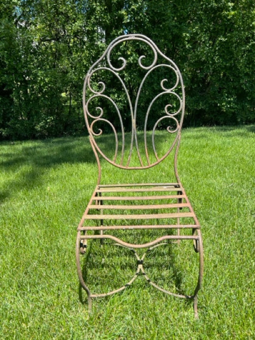 Heavy Iron Garden Chair | Turn the Tables | Northbrook, IL