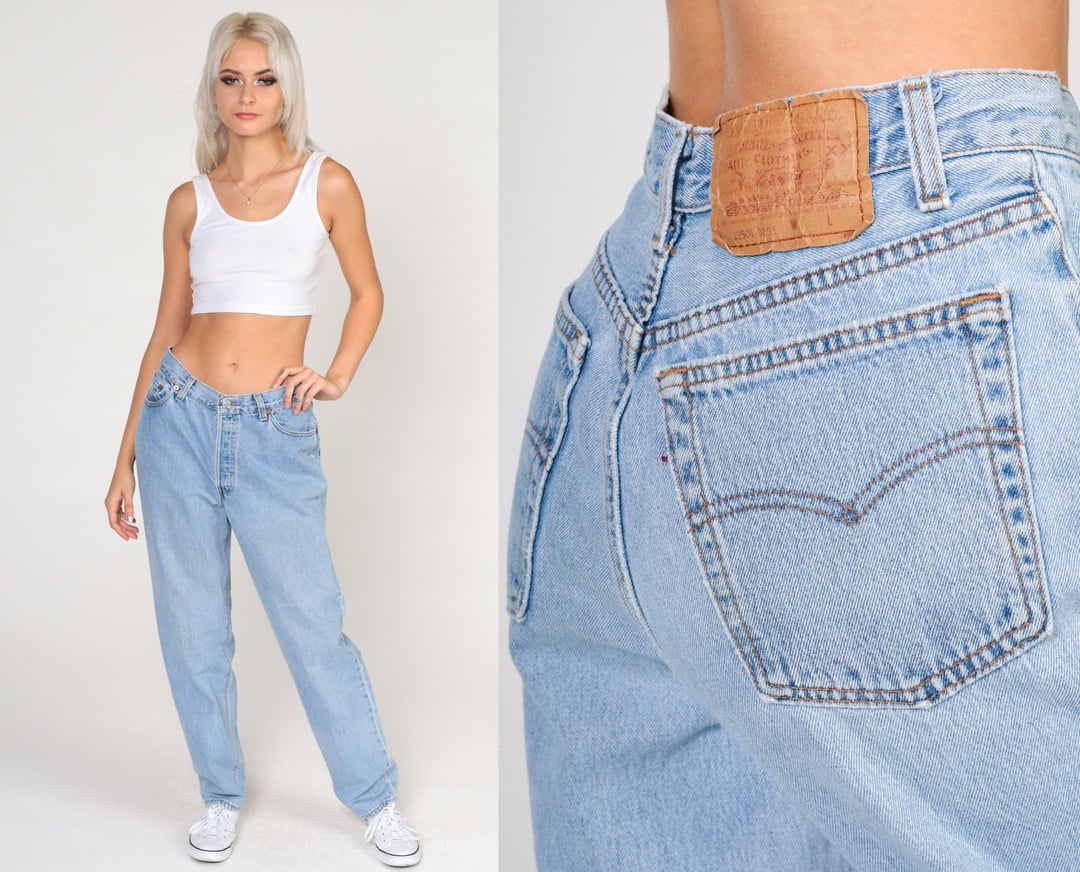 Levi's 501 Jeans 30 -- Straight Leg Button Fly 80s Mom Jeans | Shop ...