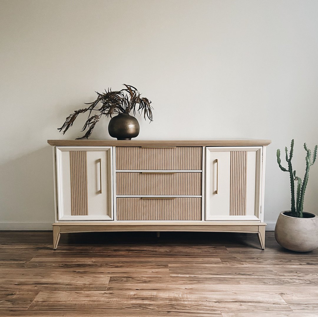 Two-Tone Sideboard Buffet | Made New Design | Middletown, CT