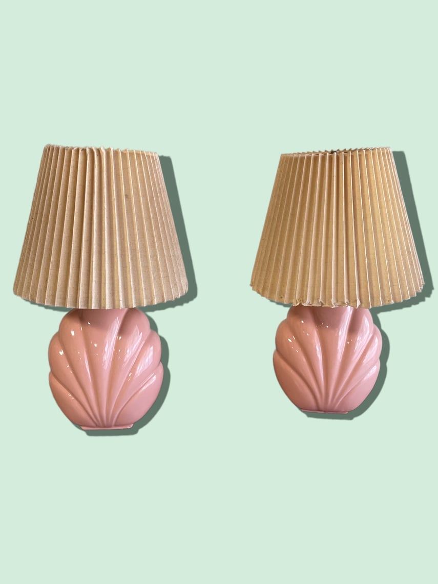 Pink Shell Lamp | Sunbeam Vintage | Highland Park - Los Angeles, CA