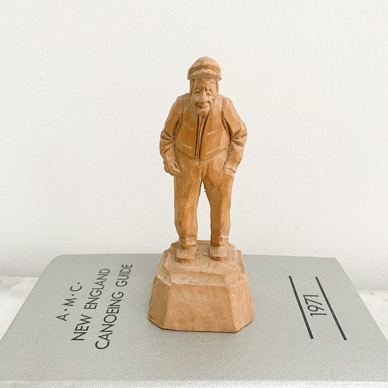 Hand Carved Wooden Old Salt Figurine Unpainted. Hand | Phineas Street ...