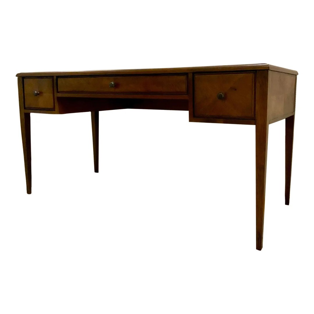 Theodore Alexander Dark Oak Finished Wood Writing Desk | 14th Street ...