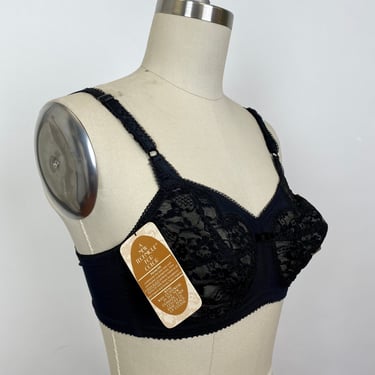 Vintage Dead Stock 1950s Black Perma-Lift Bra Lingerie | Ms. Malena's ...