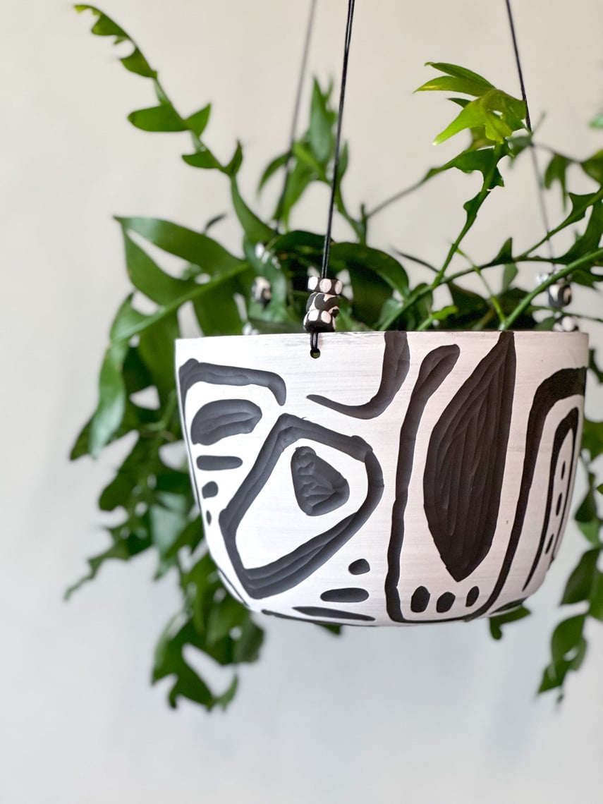 Large - Channels Hanging Planter - MADE TO ORDER | SampleHAUS | Los ...