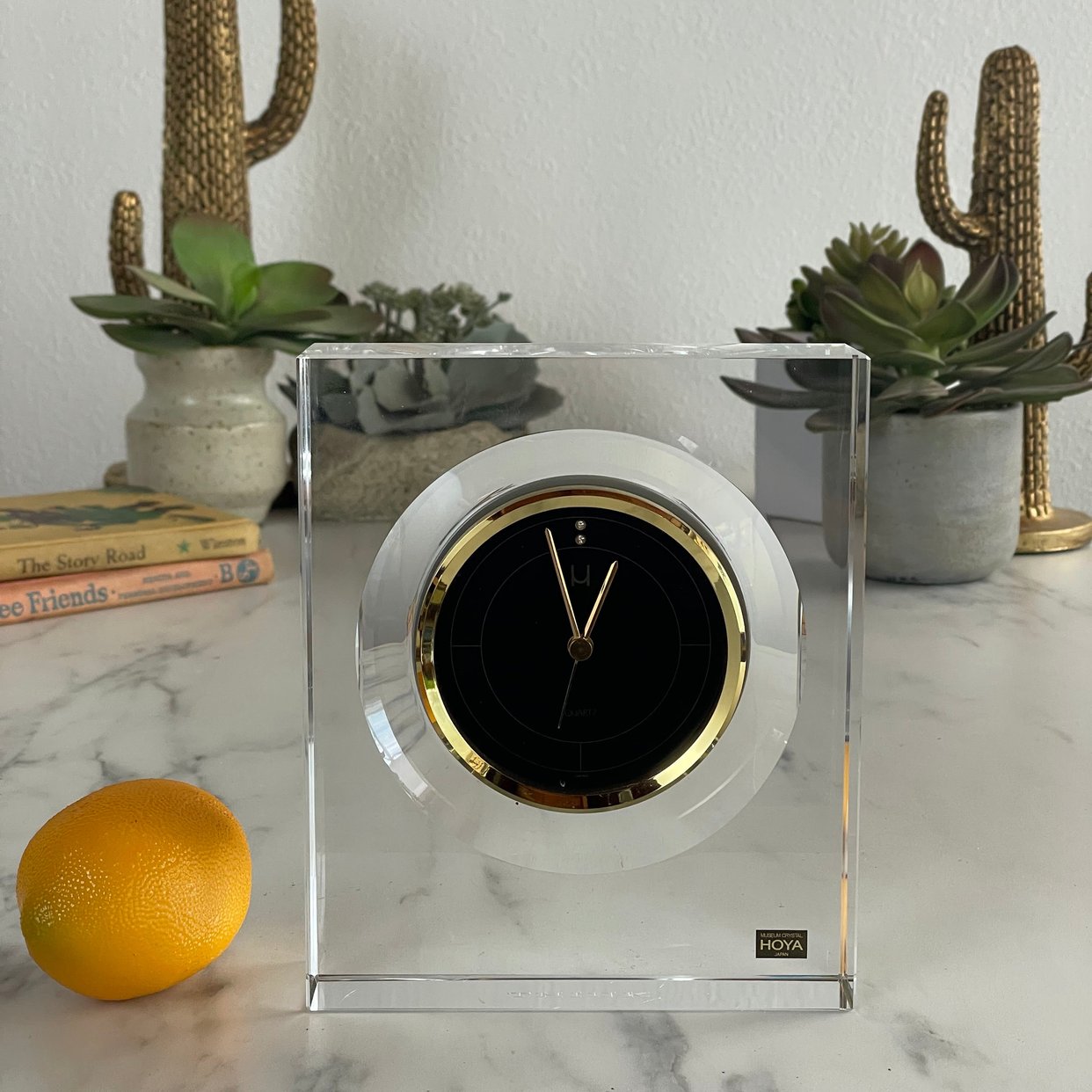 HOYA Crystal Clock made in JAPAN | Sunbeam Vintage - Highland Park ...