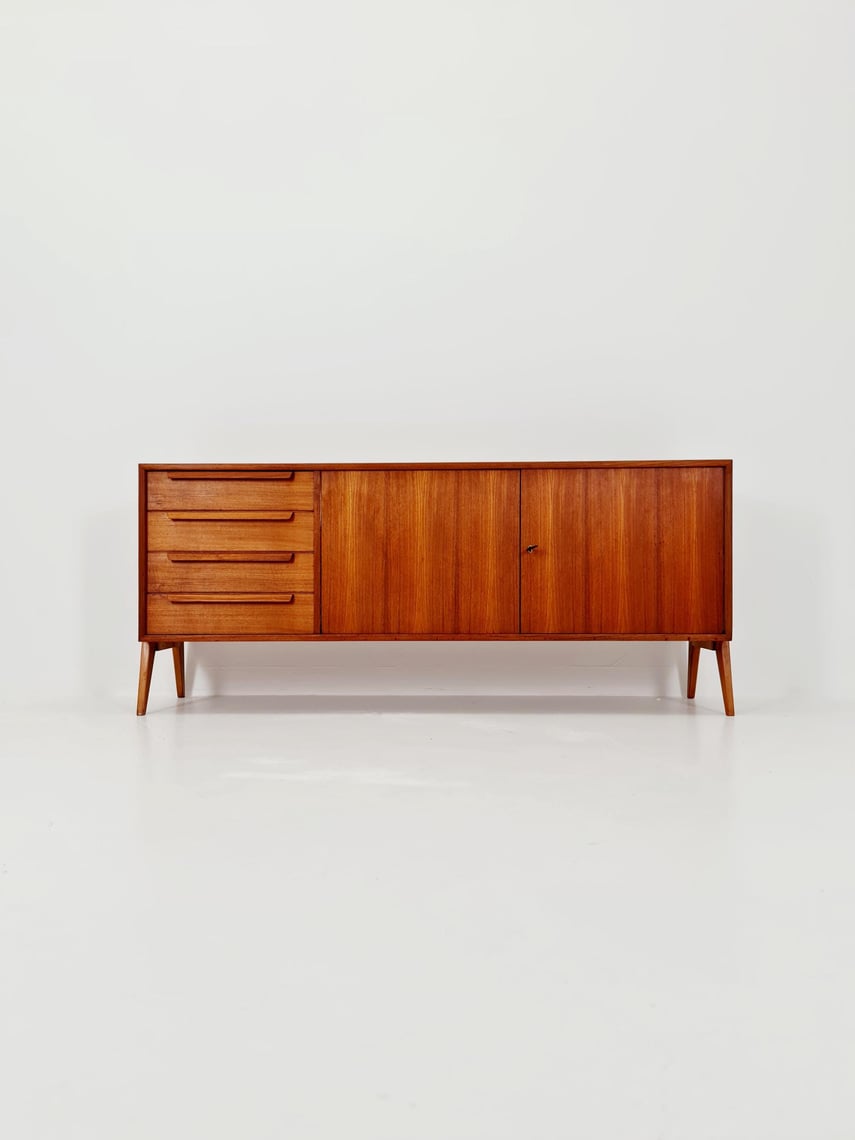 Mid Century Modern German Teak sideboard By Telkamphaus Möbel 1960 ...