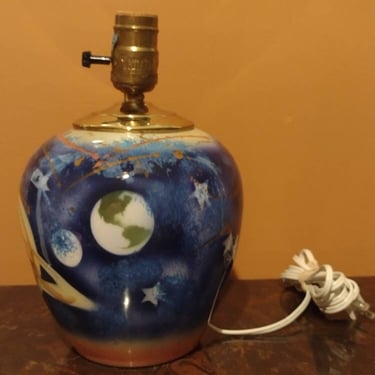 Vintage 1980s Signed Judith Stiles Studio Art Pottery Ceramic Celestial ...