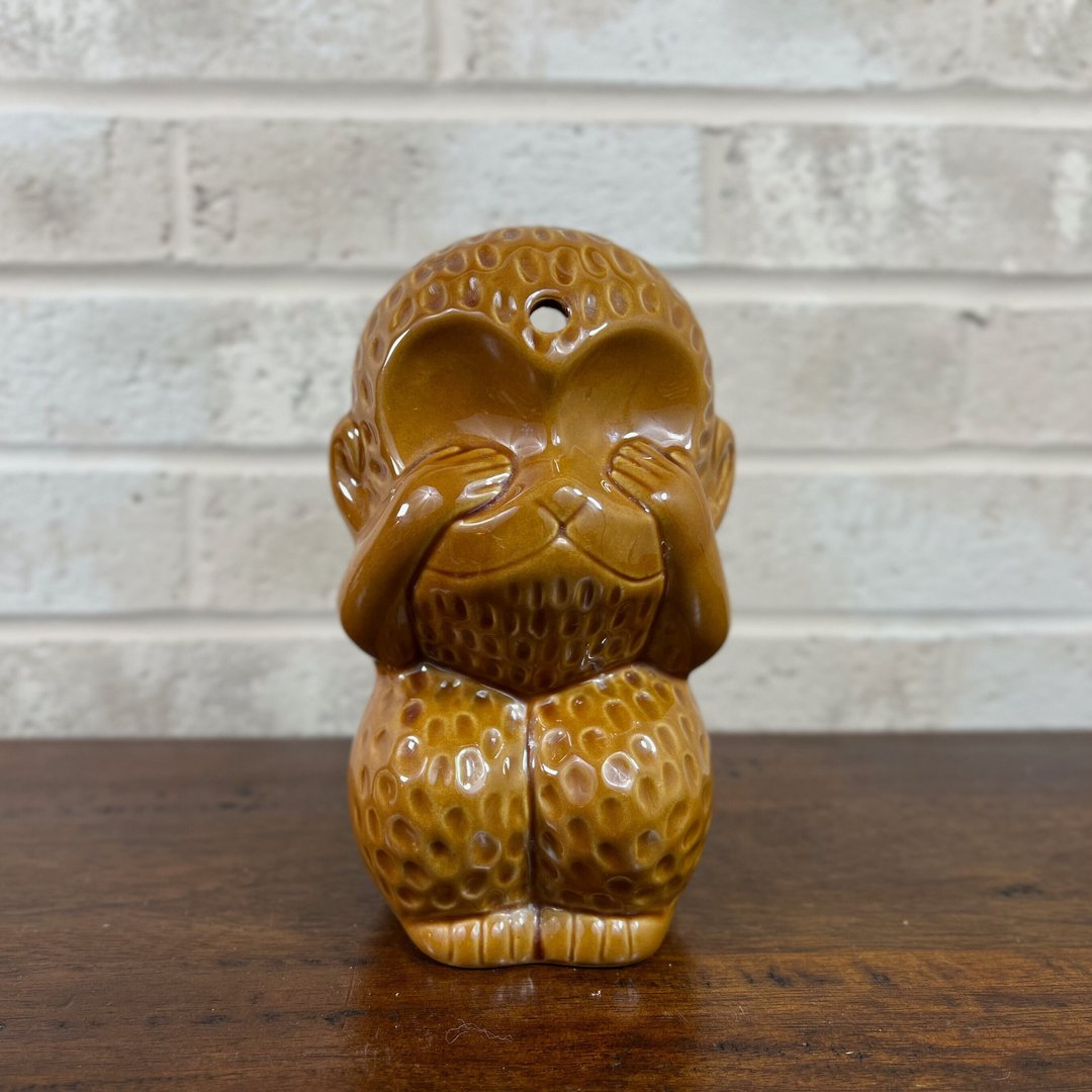 Monkey Mug: Vintage "See No Evil" Monkey Tiki Mug | Good Luck Fox ...