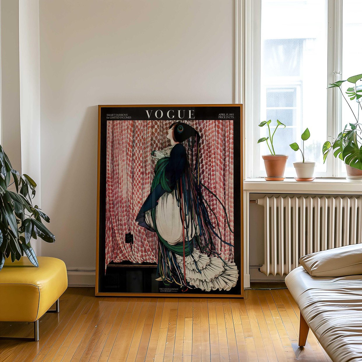 Printable Vintage Vogue Cover Art Print: Art Nouveau | Via Shoppe ...