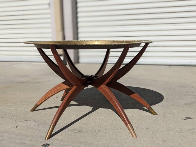 Mid century spider leg table store
