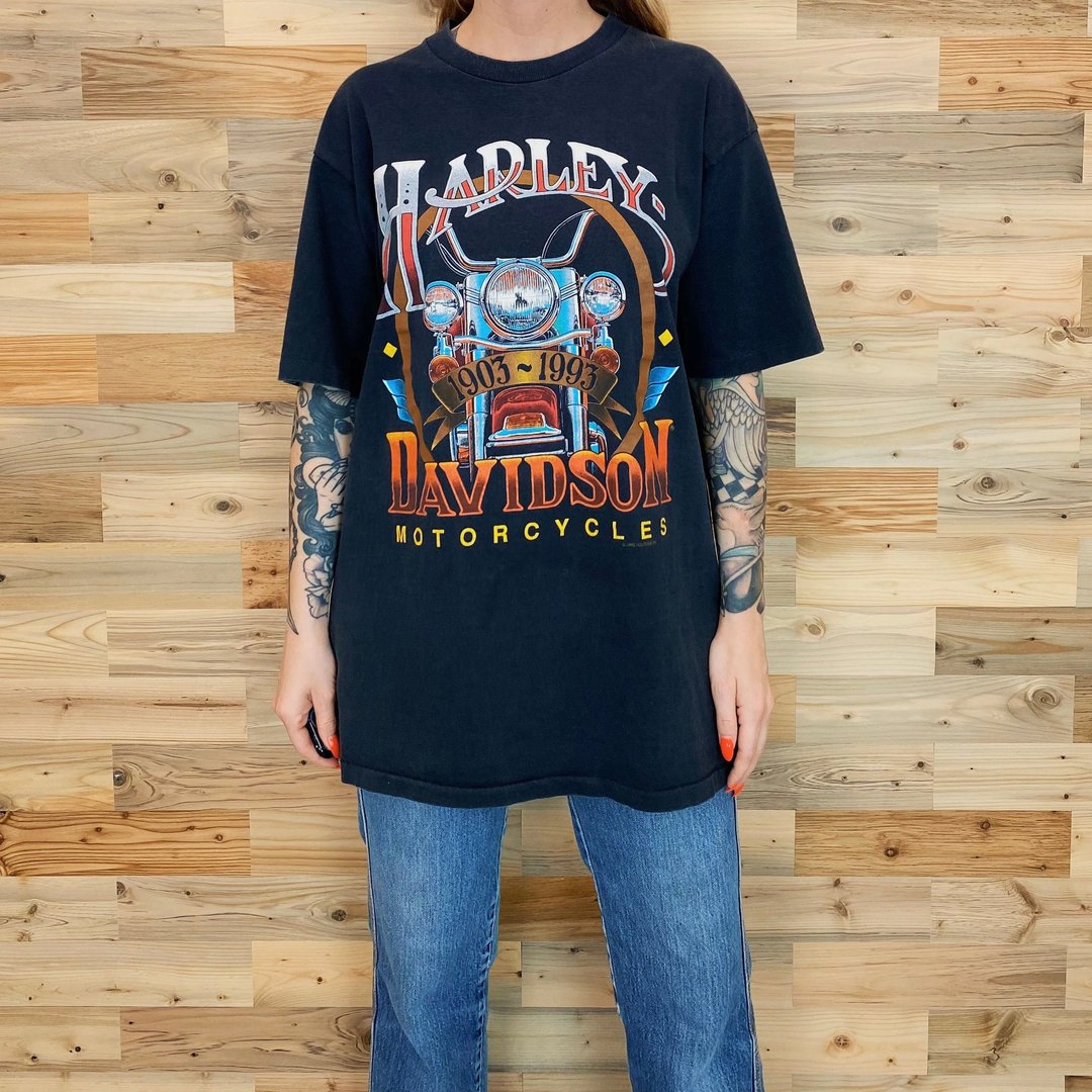 Harley Davidson Motorcycles Vintage Tee Shirt | Noteworthy Garments ...