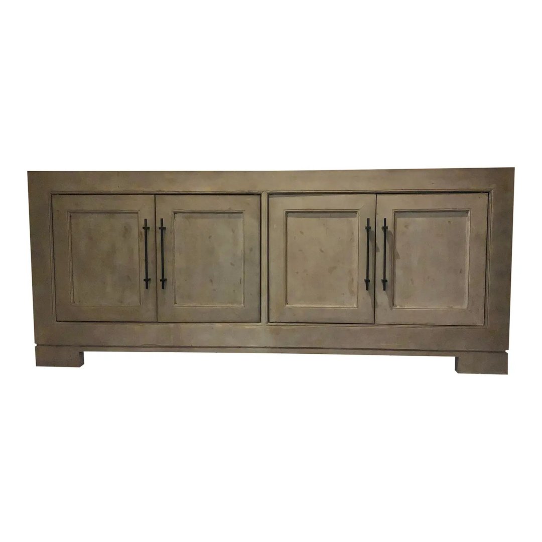 Large Organic Modern Greige Finished Wood Sideboard | 14th Street ...
