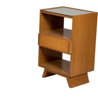 Vintage 1940s Mid Century Modern Birds Eye Maple + Blonde Mahogany ...