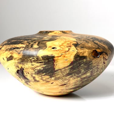 Vintage Signed Mike Mahoney Birdseye Maple Burl Turned | 20c Modern ...