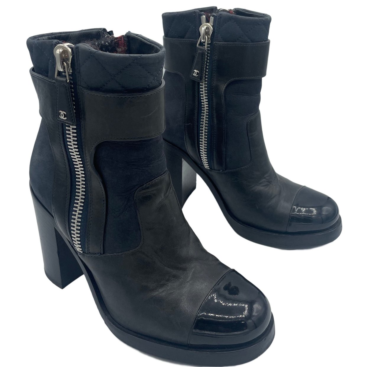 CHANEL Early 2000s Black Ankle Boots | The Way We Wore - Los Angeles ...