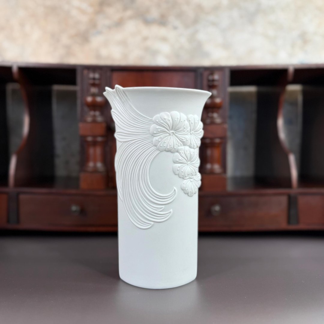 Ak Kaiser White Bisque Porcelain German Mid Century Modern Decorative ...