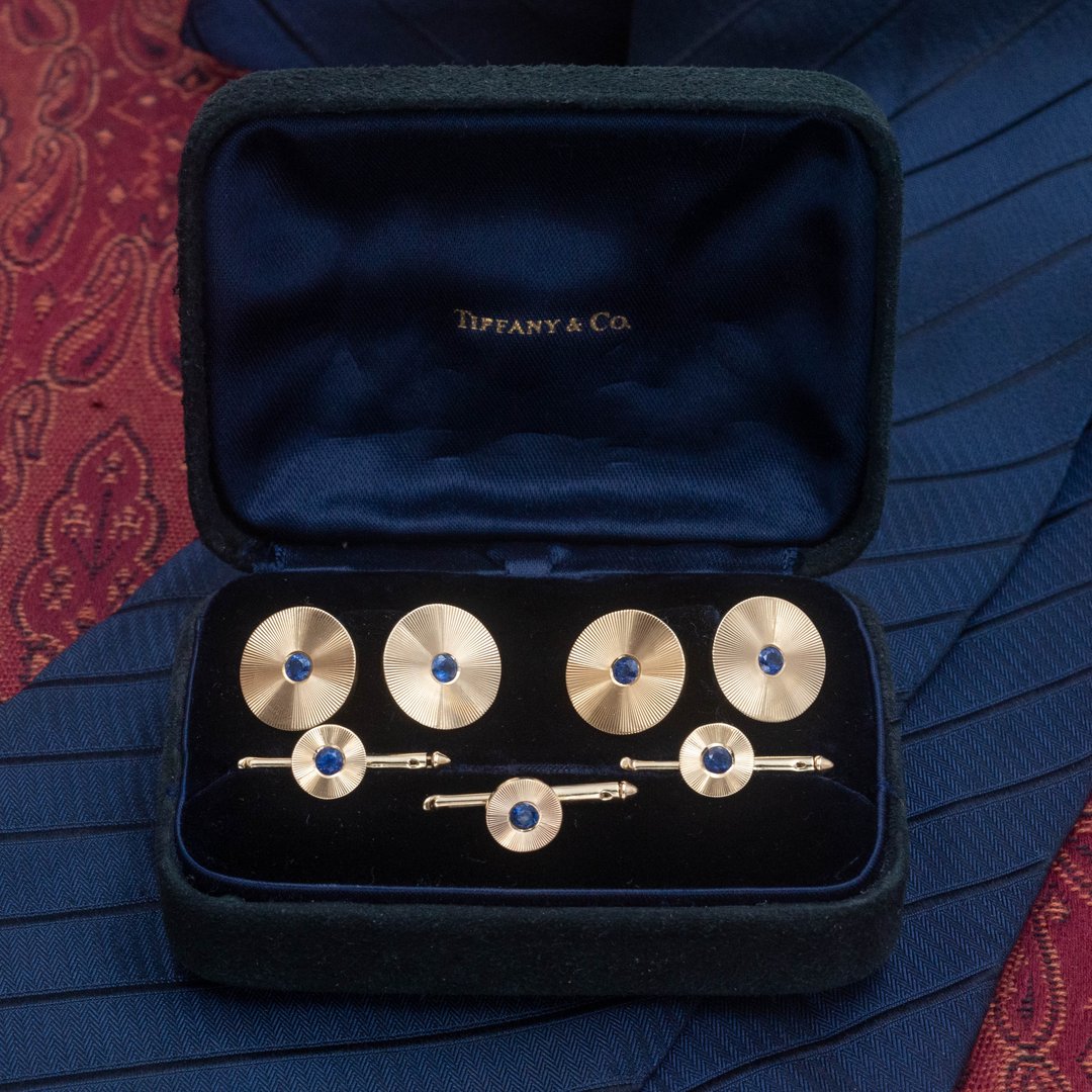 Tiffany & Co. Gents Dress Shirt Stud Set c1980 | Pippin Vintage Jewelry ...
