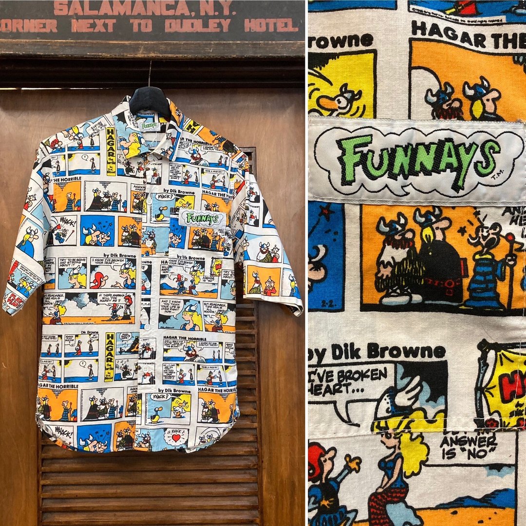 Vintage 1980’s Comic Cartoon Strip Hagar New Wave Shirt, 80’s | Vintage ...