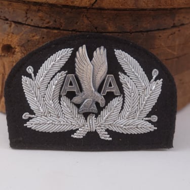 Vintage 60s American Airlines Pilot Wings Cap Badge | Sevenbc | Kew ...