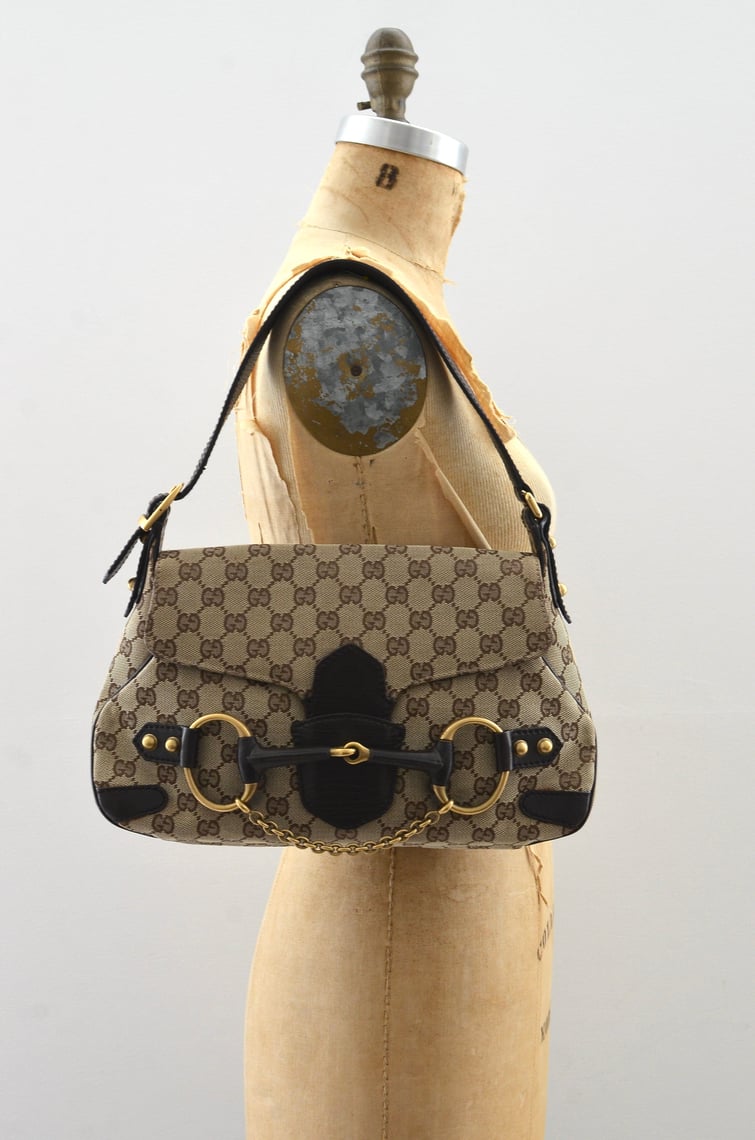 Gucci Horsebit Snaffle Shoulder Bag | Pickled Vintage | Palo Alto, CA