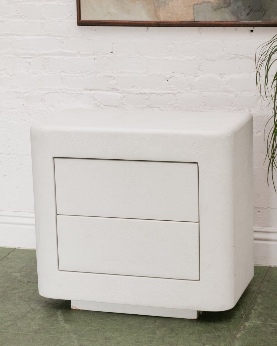 Stucco Post Modern Nightstand | Sunbeam Vintage | Highland Park - Los ...