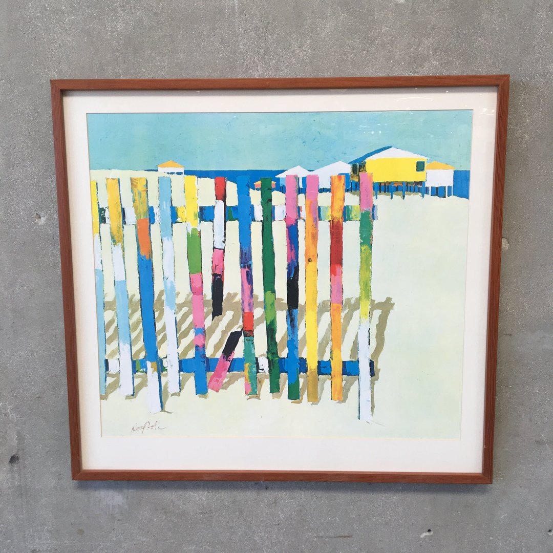 1977 Dan Poole Offset Lithograph - Rainbow Beach | Urban Americana ...