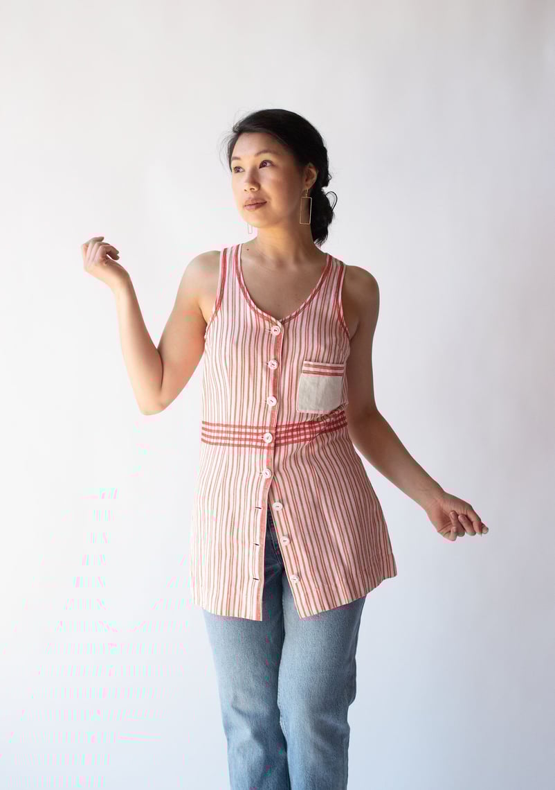 Striped Tank | Anna Modeller | Female Hysteria | Boston, MA