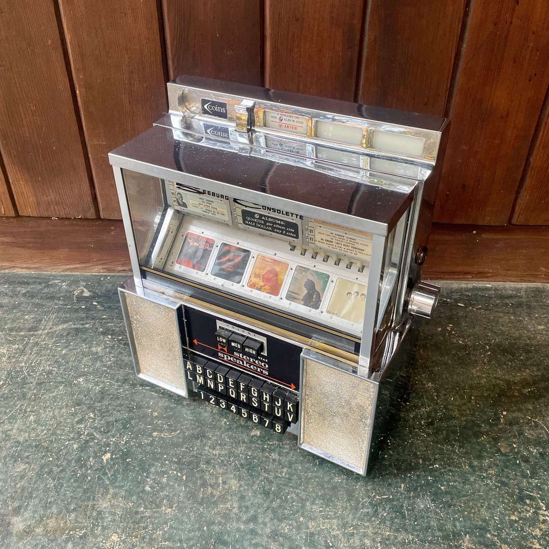 Vintage Seaburg Consolette Jukebox Diner Table Booth Unit Wall Box ...