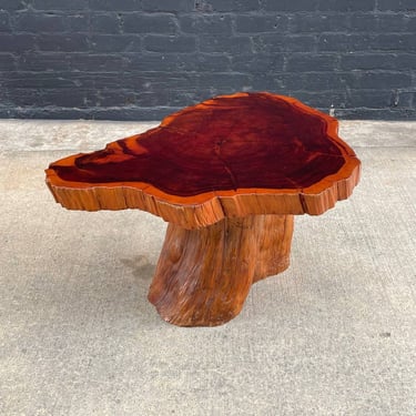 Vintage Burl Root Live Edge Coffee Table, 1970’s | Vintage Supply ...