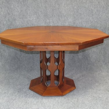 Mid-Century Modern Harvey Probber Octagonal Dining Extension Table ...