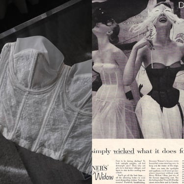 Vintage 50s Iconic Longline Cinch Bra Merry Widow | The Vault 1969 ...