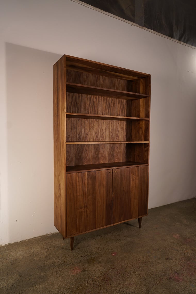 Robinson Cabinet Bookcase, Modern Bookcase, Solid wood Bookcase ...