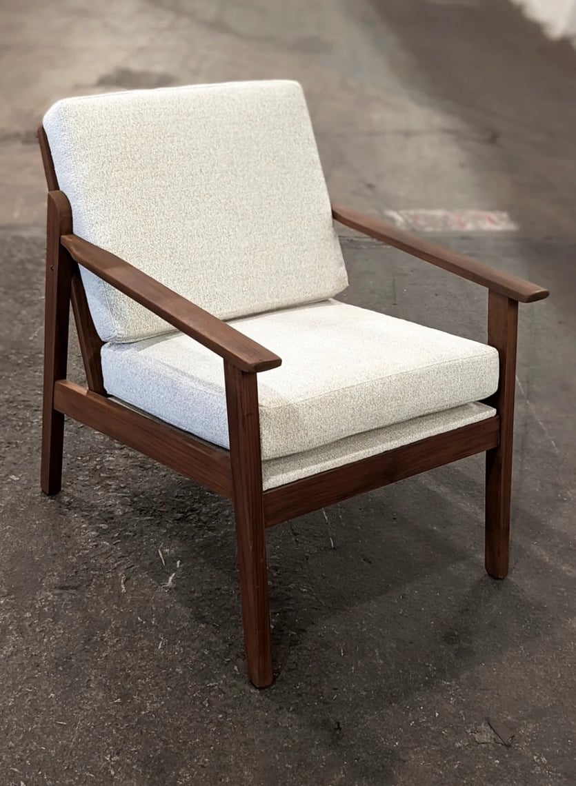 Lounge Chair - White | Lanoba Design | Jersey City, NJ