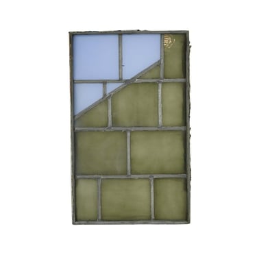 Blue & Transparent Robert Sowers JFK Airport Stained Glass Window ...