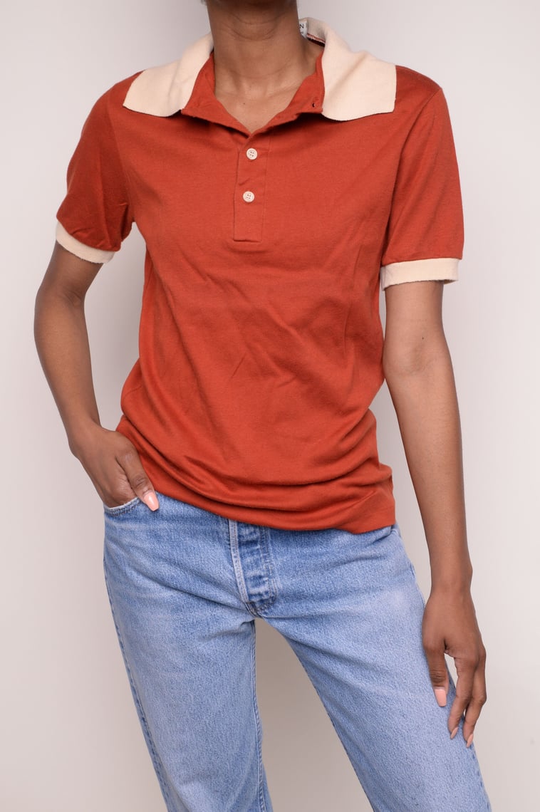 Burnt Orange Polo | The Vintage Twin | Manhattan - New York, NY
