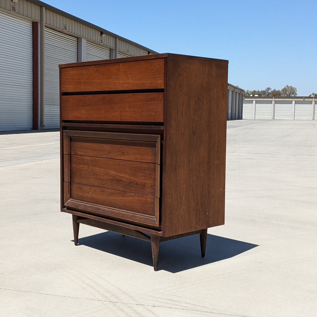 Vintage Mid Century Basic Witz Dresser | Walnut | MCM | Retro ...