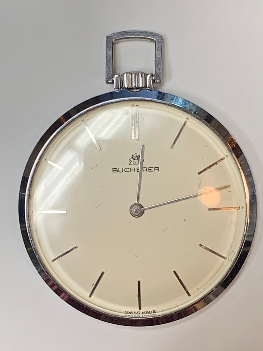 1950s Bucherer Swiss Made Pocket Watch | MOB Vintage | Kensington - Washington, DC