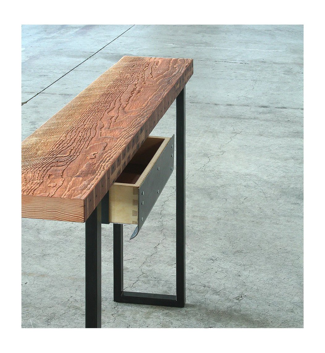 console - high table - hall table - industrial modern | Birdloft ...