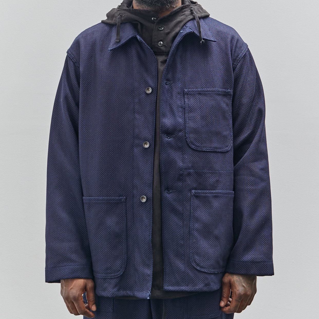 Engineered Garments Utility Jacket, Dark Navy | Glasswing Shop ...