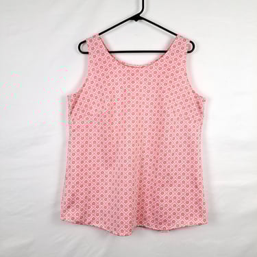 Vintage 60s Pink Floral Tank Top | Guava Nectar Vintage - Atlanta, GA ...