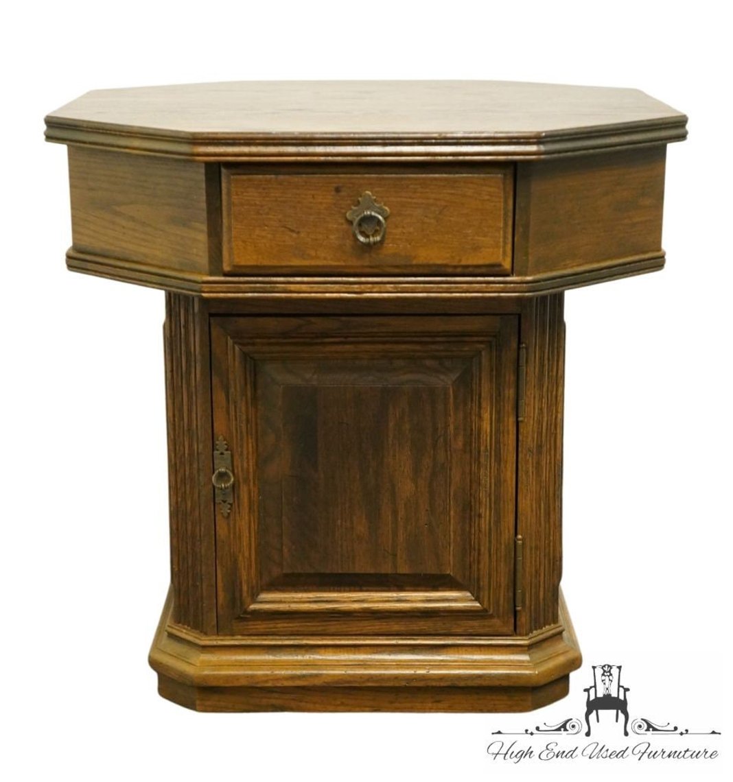 Ethan allen octagon end table store