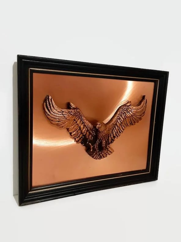 Vintage Copper Eagle In Flight Wall Decor - South West | Bazzy's House ...